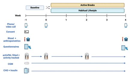 Can 4 weeks of real-world active breaks improve glycaemic management in ...
